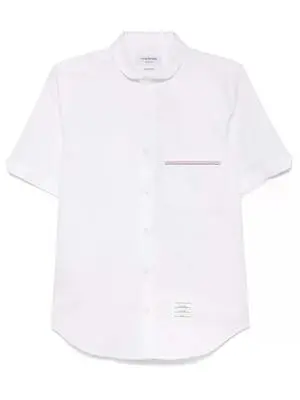 Thom Browne Rwb-embroidery Short-sleeves Shirt