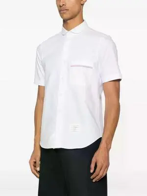 Thom Browne Rwb-embroidery Short-sleeves Shirt