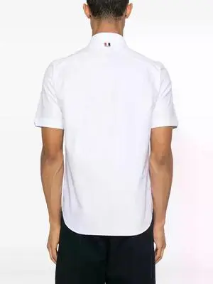 Thom Browne Rwb-embroidery Short-sleeves Shirt