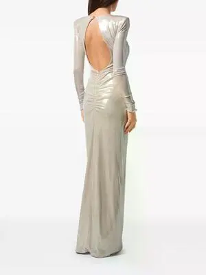 Philipp Plein Draped Evening Dress