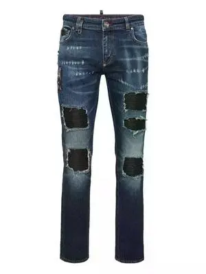 Philipp Plein Distressed Jeans