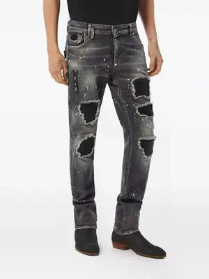 Philipp Plein Distressed Jeans