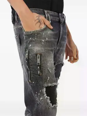 Philipp Plein Distressed Jeans