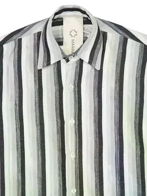 MARRAKSHI LIFE Striped French-cuff Shirt - White