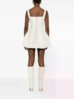 VESTIAIRE D'UN OISEAU LIBRE Flared Mini Dress - White