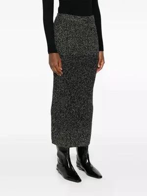 Max Mara Rodano Ribbed Midi Skirt