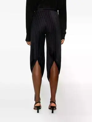 Burc Akyol Pinstripe Tasseled Trousers