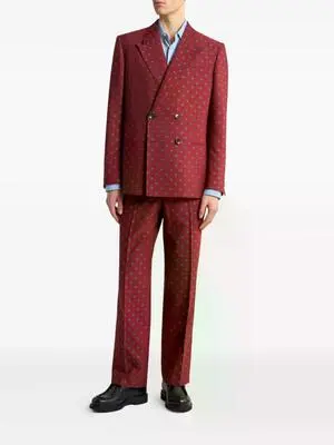 Etro Double-breasted Jacquard Blazer