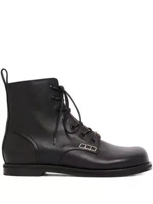 JW Anderson Lace-up Leather Boots
