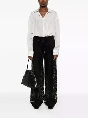 Ermanno Scervino Lace-trimmed Trousers