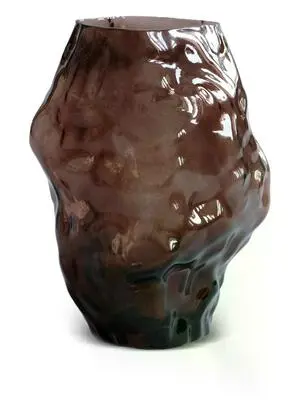 101 COPENHAGEN Medium Katachi Glass Vase - Brown