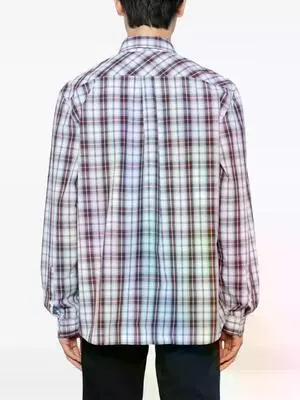 Lacoste Logo-appliqué Plaid Shirts