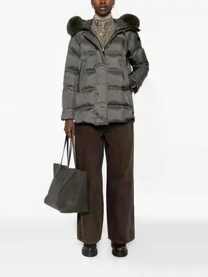 Peuterey Fur-trimmed Quilted Padded Jacket