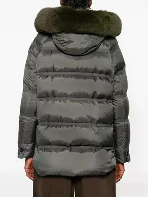 Peuterey Fur-trimmed Quilted Padded Jacket