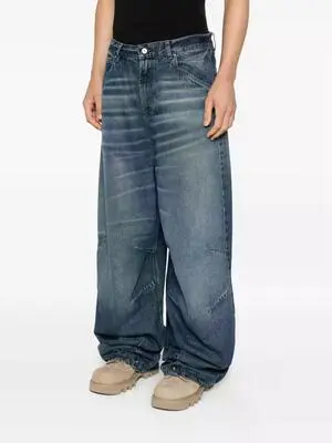 PDF Panelled Five-pocket Jeans
