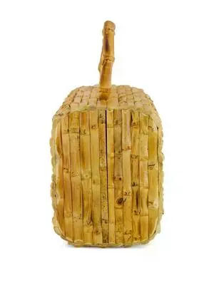 Glorinha Paranagua Monica Bamboo Tote - Neutrals