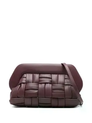 THEMOIRE Bios Woven Clutch Bag - Purple