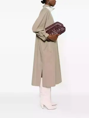 THEMOIRE Bios Woven Clutch Bag - Purple