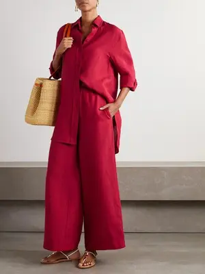 ERES L'intemporel Select Linen Wide-leg Pants