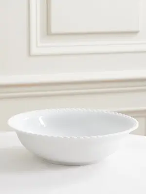 Christofle Babylone Porcelain Dish - White