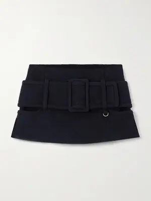 Belted Mini Skirts