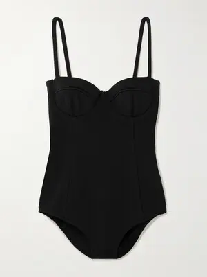 ESSE STUDIOS Stretch-jersey Bodysuit - Black