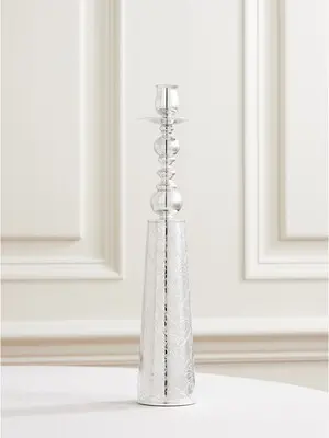 Christofle Jardin D'eden -plated Candlestick - Silver