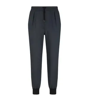 TOM FORD Cotton-silk Drawstring Sweatpants