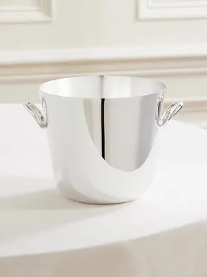 Christofle Vertigo -plated Ice Bucket - Silver