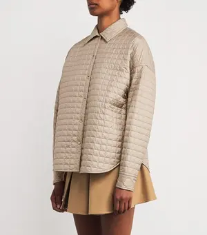 Moncler Microfiber Quilted Reversible Shacket