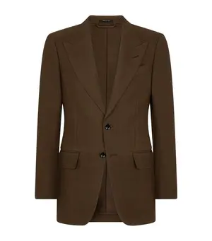 TOM FORD Wool-blend Shelton Blazer - Green
