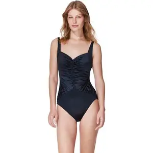 GOTTEX Mademoiselle Sweetheart Ruched One Piece - Black