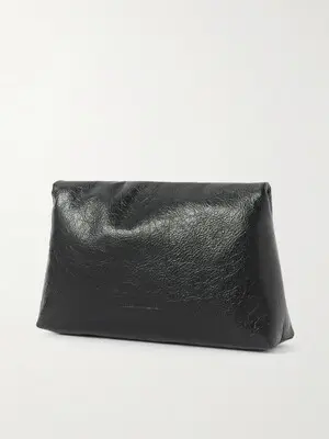 Dries Van Noten Medium Textured-leather Clutch
