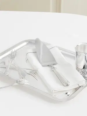 Christofle Seven-piece -plated Cake Server And Dessert Forks Set