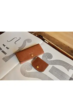 Longchamp Pure Continental Leather Wallet