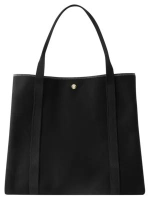 Rue De Verneuil Traversée Whip Large Webbing And Leather-trimmed Felt Tote