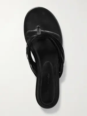 Proenza Schouler Cable Leather Flip Flops