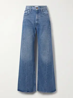 MOTHER MOTHER The Lemon Twist High-Rise Wide-Leg Jeans