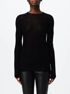 Pinko Long Sleeve Sweater - Black