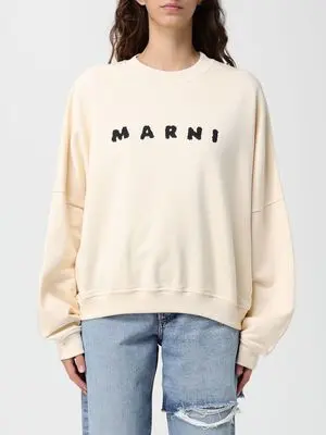 Marni Logo Sweatshirt - White