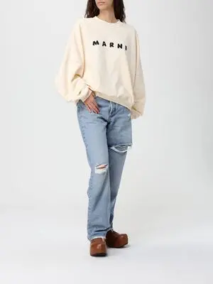Marni Logo Sweatshirt - White