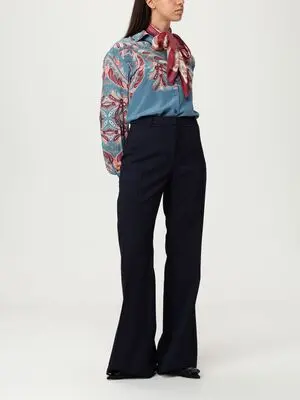 Etro Printed Shirt With Classic Collar - Gnawed Blue
