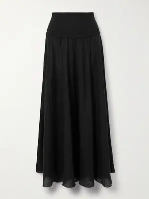 Johanna Ortiz Convertible Maxi Skirt - Black