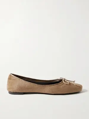 Khaite Bow Detailing Flats For Women