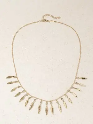 Jacquie Aiche Shaker Diamond Necklace - Gold
