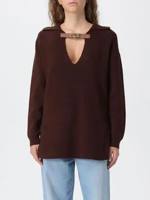 Elisabetta Franchi Drop Shoulder Sweaters For Women