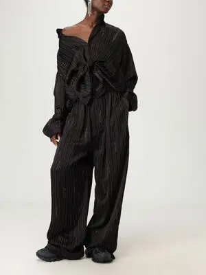 Balenciaga Striped Wide Leg Pants