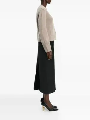 Arch4 Janelle Patch-pocket Button Cardigan