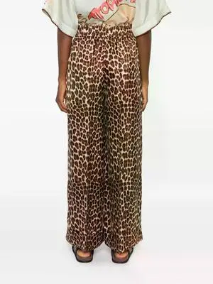 P.a.r.o.s.h Leopard Print Trousers