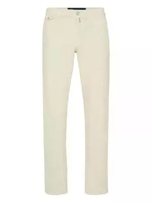 BILLIONAIRE Button-fastening Tapered Leg Jeans - Neutrals